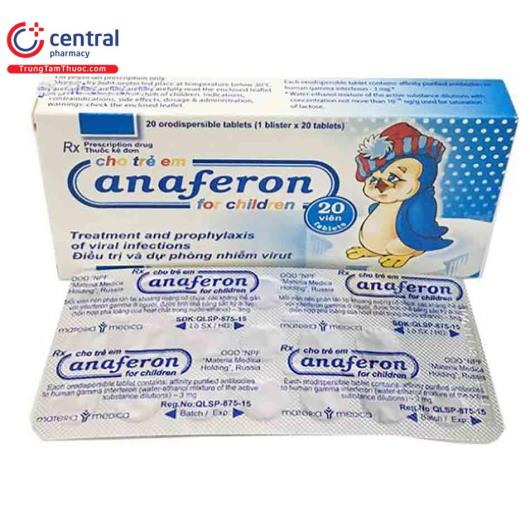 [CHÍNH HÃNG] Thuốc Anaferon (viên) Nga - điều trị nhiễm virus hô hấp