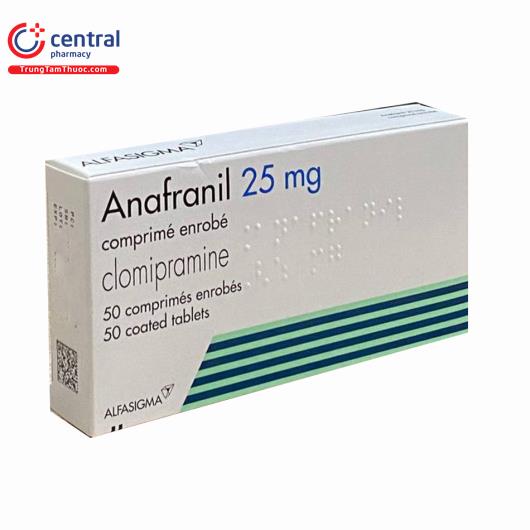 [CHÍNH HÃNG] Thuốc Anafranil 25mg Alfasigma - Thuốc trị trầm cảm