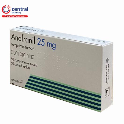[CHÍNH HÃNG] Thuốc Anafranil 25mg Alfasigma - Thuốc trị trầm cảm