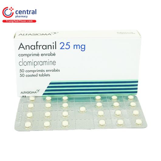 [CHÍNH HÃNG] Thuốc Anafranil 25mg Alfasigma - Thuốc trị trầm cảm