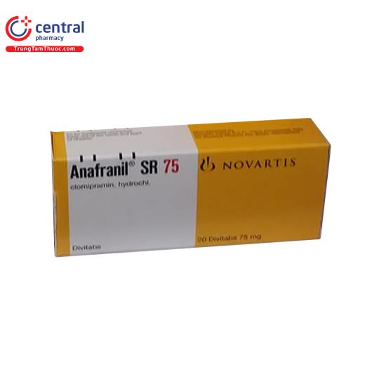[CHÍNH HÃNG] Thuốc Anafranil SR 75 Novartis trị triệu chứng trầm cảm