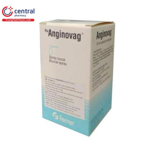 Thuốc xịt họng Anginovag 10ml: tác dụng và cách dùng