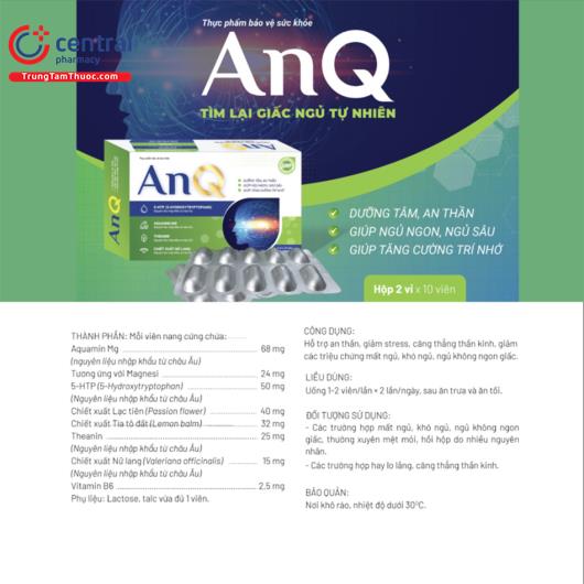 [CHÍNH HÃNG] AnQ Tín Phong - giải pháp từ thảo dược cho giấc ngủ sâu