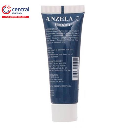 Thuốc Anzela C 10g trị sẹo, mờ thâm, mờ nám da và tàn nhang hiệu quả