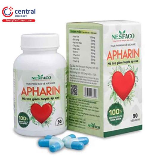 Thuốc Apharin - Hỗ trợ giảm huyết áp cao, rối loạn tiền đình