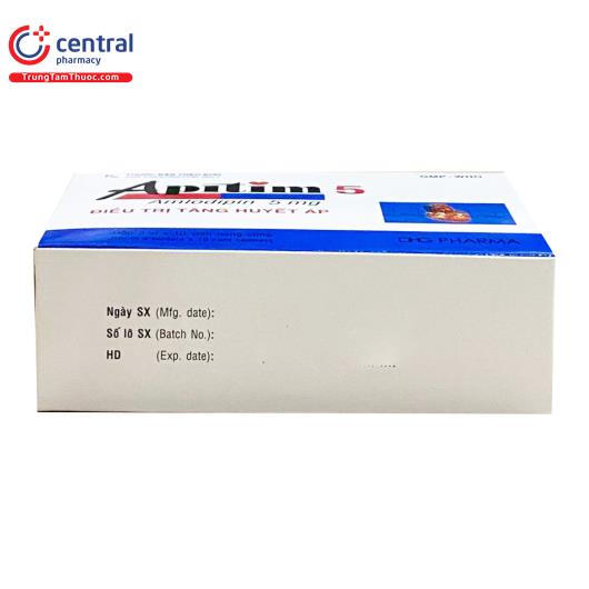 Thuốc Apitim 5 - Thuốc điều trị tăng huyết áp, đau thắt ngực hiệu quả