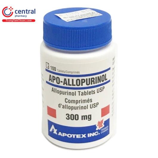 [CHÍNH HÃNG] Thuốc Apo-Allopurinol 300mg đặc trị Gút nhạy nhất