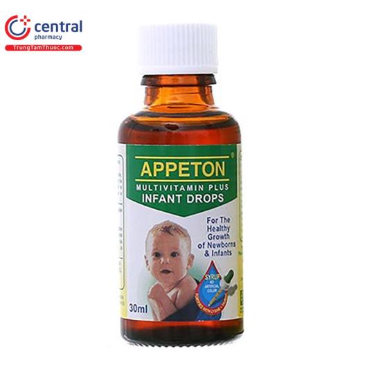 Thuốc Appeton Multivitamin Plus Infant Drops bổ sung vitamin cho bé