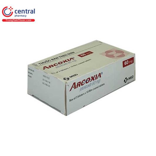 Thuốc Arcoxia 60mg MSD - Thuốc điều trị viêm xương khớp hiệu quả