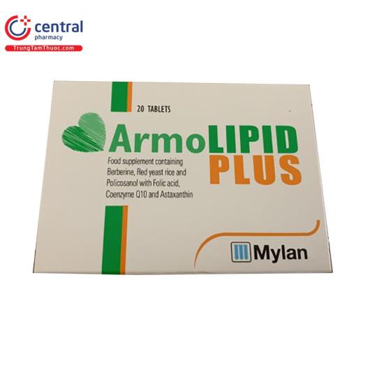 [CHÍNH HÃNG] Viên uống Armolipid Plus (hộp 20 viên) giảm lipid máu