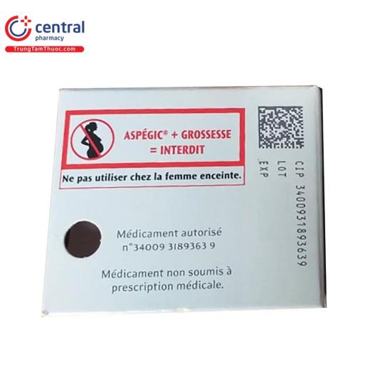 [CHÍNH HÃNG] Thuốc Aspegic 100mg - Ngăn ngừa hình thành cục máu đông