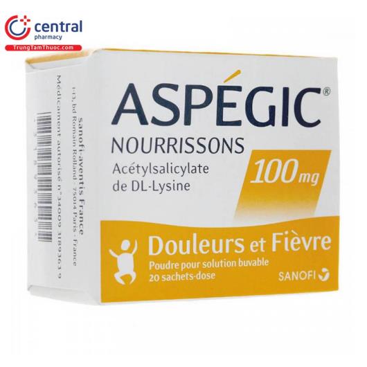 [CHÍNH HÃNG] Thuốc Aspegic 100mg - Ngăn ngừa hình thành cục máu đông