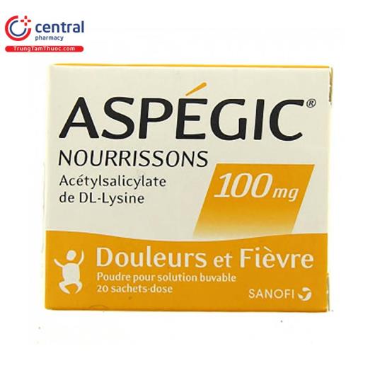 [CHÍNH HÃNG] Thuốc Aspegic 100mg - Ngăn ngừa hình thành cục máu đông