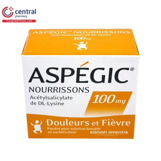 [CHÍNH HÃNG] Thuốc Aspegic 100mg - Ngăn ngừa hình thành cục máu đông