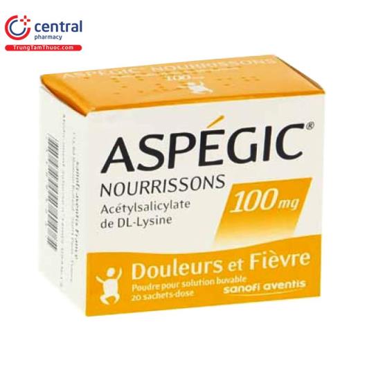 [CHÍNH HÃNG] Thuốc Aspegic 100mg - Ngăn ngừa hình thành cục máu đông