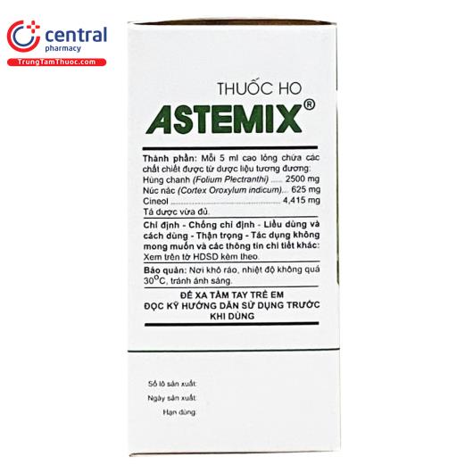 Thuốc Astemix: tác dụng, liều dùng, lưu ý khi sử dụng
