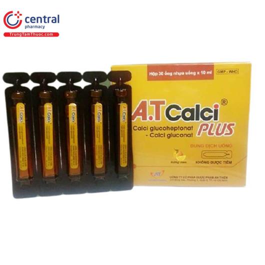 Thuốc A.T calci plus: tác dụng, cách dùng thuốc hiệu quả, giá bán