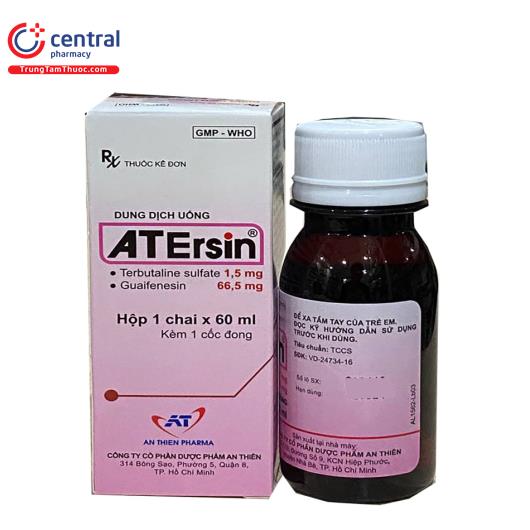 [CHÍNH HÃNG] Thuốc Atersin (Chai 60ml) - Điều trị dứt điểm ho