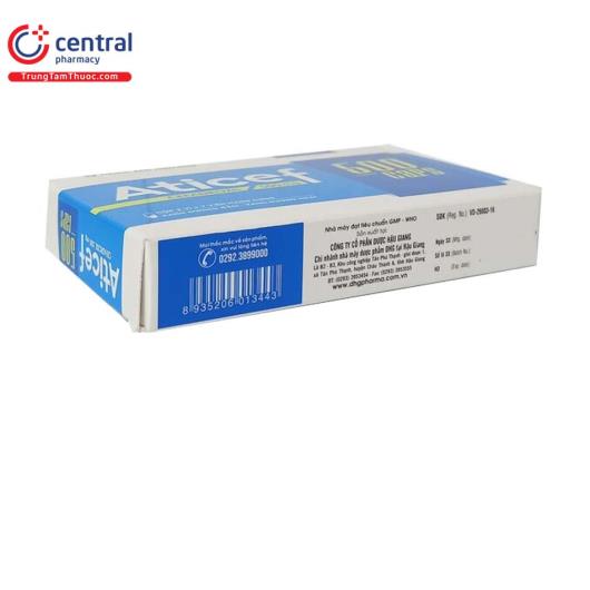 Thuốc Aticef 500mg (Cefadroxil) Dược Hậu Giang: điều trị nhiễm khuẩn