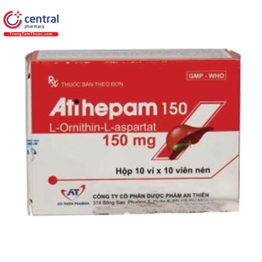 Thuốc Atihepam 150 - Thuốc điều trị các bệnh về gan