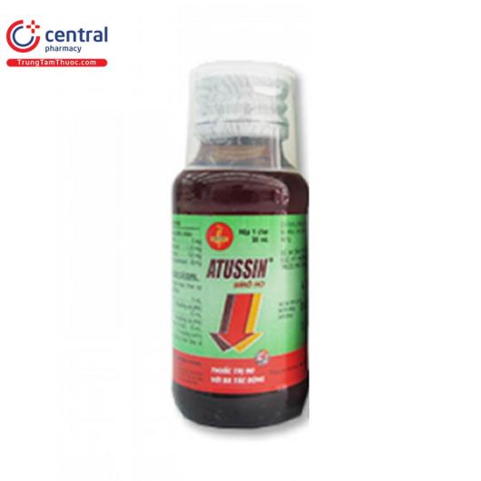 [CHÍNH HÃNG] Thuốc Atussin Siro Ho 30ml - Điều trị ho nhanh chóng