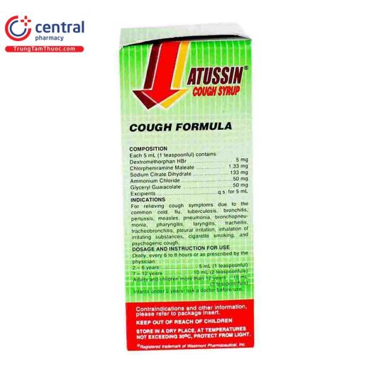 [CHÍNH HÃNG] Thuốc Atussin Siro Ho 30ml - Điều trị ho nhanh chóng