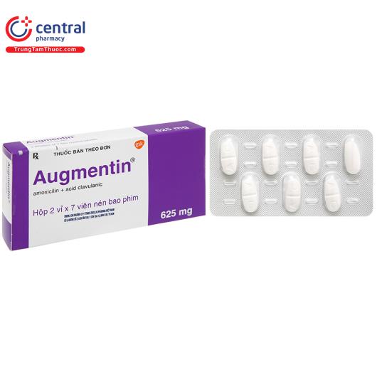 Thuốc Augmentin 625mg : tác dụng, liều dùng và giá bán