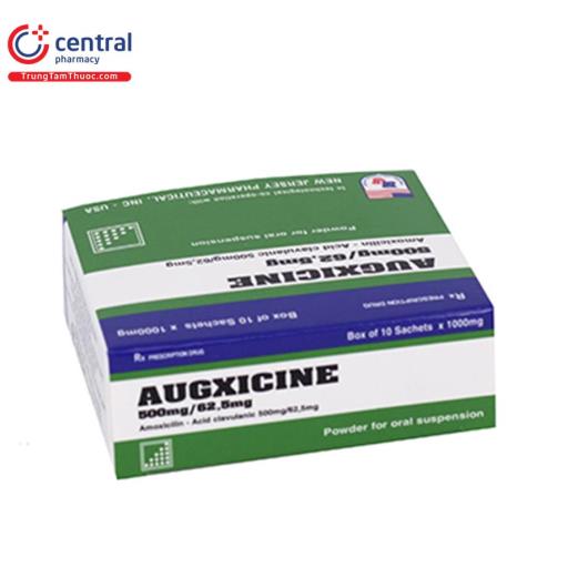 Thuốc Augxicine 500mg/62,5mg - Tác dụng, liều dùng và lưu ý khi dùng