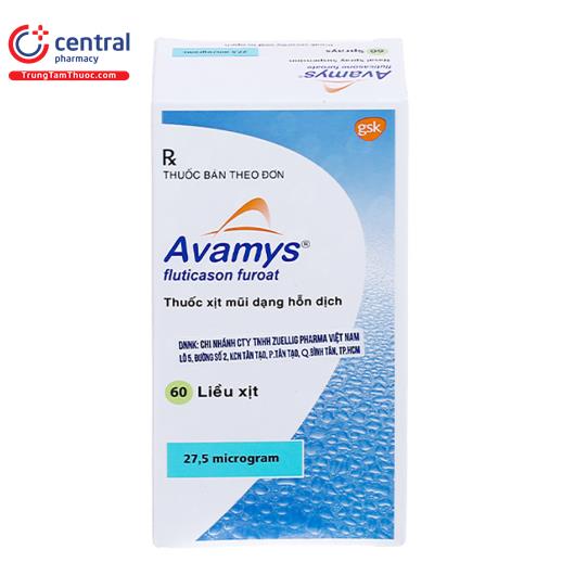 Thuốc Avamys 60 Sprays - Thuốc điều trị hen phế quản