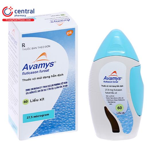 Thuốc Avamys 60 Sprays - Thuốc điều trị hen phế quản