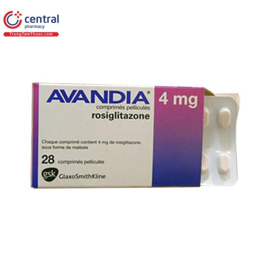 Thuốc Avandia 4mg - Thuốc điều trị tiểu đường type 2