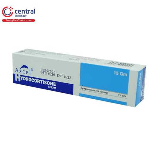 Thuốc Axcel Hydrocortisone Cream 15g - Không còn nỗi lo viêm da