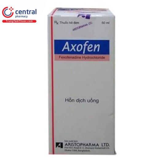 Thuốc Axofen điều trị viêm mũi dị ứng và nổi mề đay