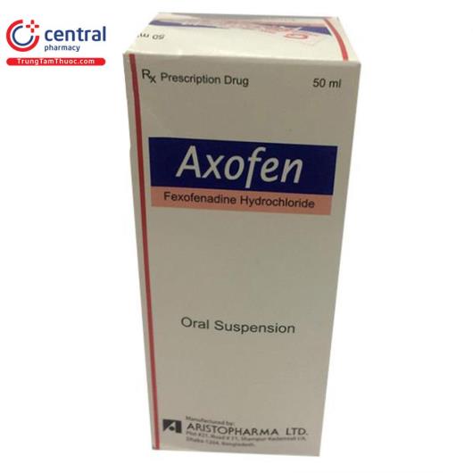 Thuốc Axofen điều trị viêm mũi dị ứng và nổi mề đay