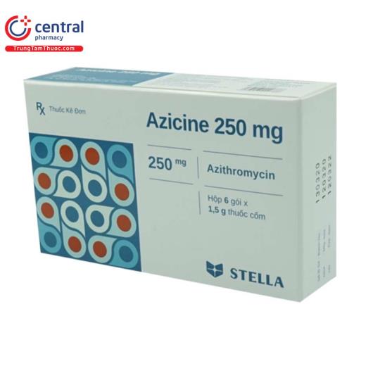 [CHÍNH HÃNG] Thuốc Azicine 250mg (gói) điều trị nhiễm khuẩn tức thì