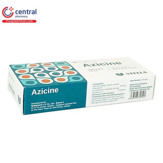 Thuốc Azicine: điều trị các bệnh nhiễm trùng hiệu quả