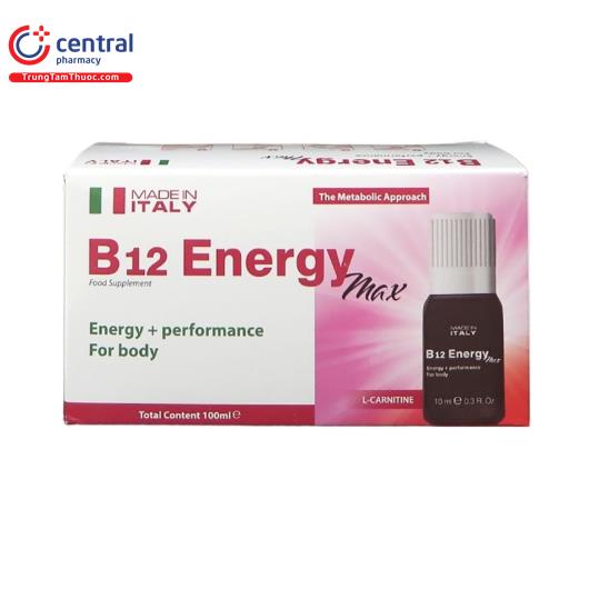 [CHÍNH HÃNG] Thuốc B12 Energy Max tăng cường thể chất và trí lực