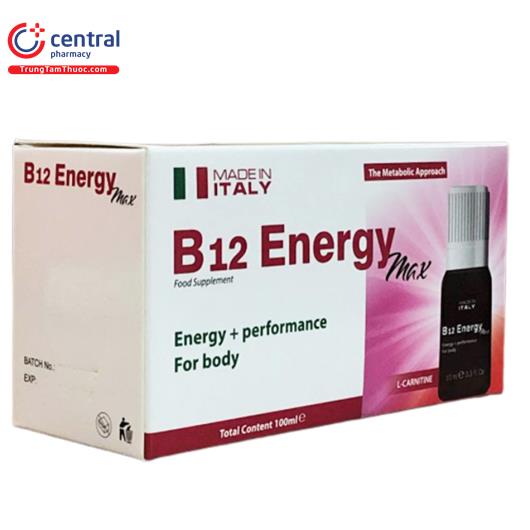 [CHÍNH HÃNG] Thuốc B12 Energy Max tăng cường thể chất và trí lực