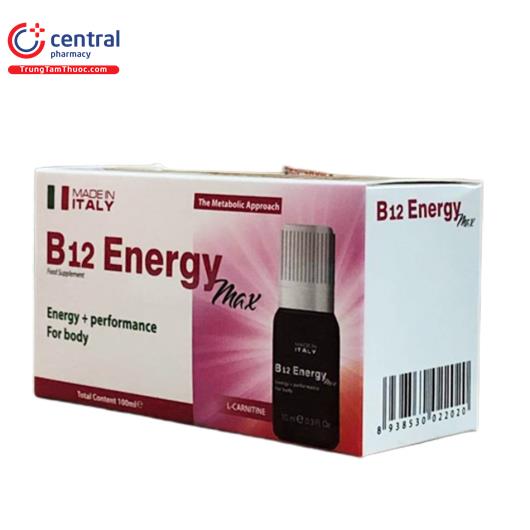 [CHÍNH HÃNG] Thuốc B12 Energy Max tăng cường thể chất và trí lực