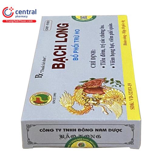 [CHÍNH HÃNG] Thuốc Bạch Long Bổ Phổi Trừ Ho hộp 10 gói x 4g