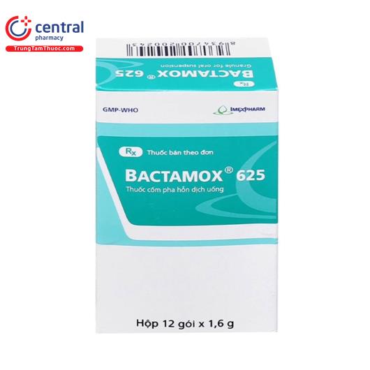 [CHÍNH HÃNG] Thuốc Bactamox 625 điều trị nhiễm khuẩn hô hấp