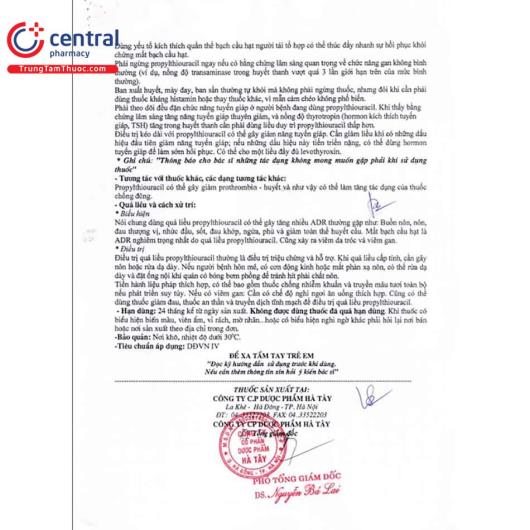[CHÍNH HÃNG] Thuốc điều trị cường giáp Basethyrox 100mg Hataphar