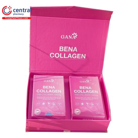 Thuốc Gana Bena Collagen giúp cho da được trắng sáng, mịn màng