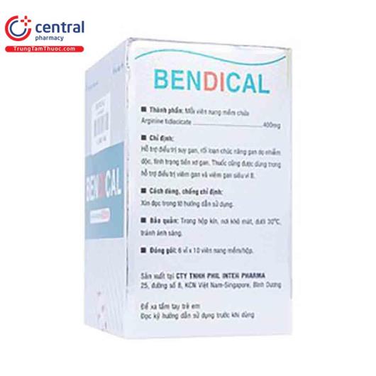 Thuốc Bendical: Công dụng, liều dùng, chống chỉ định