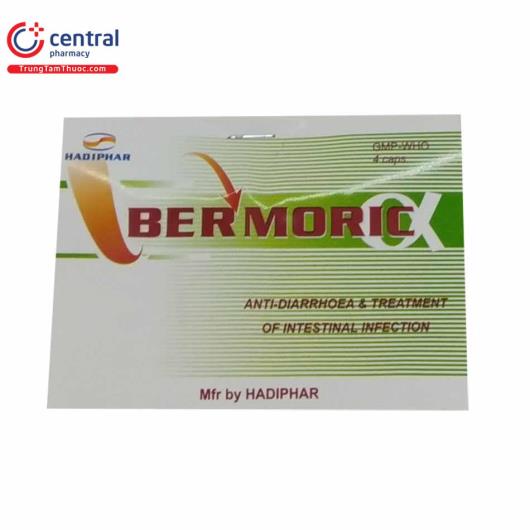 Thuốc Bermoric - chặn đứng tiêu chảy : chỉ định, liều dùng