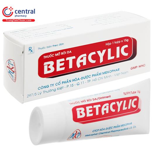 Thuốc Betacylic - Thuốc trị chàm, vảy nến, viêm da dị ứng