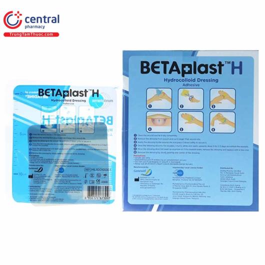 Miếng dán vô trùng BETAplast H trị bỏng da, loét da hiệu quả