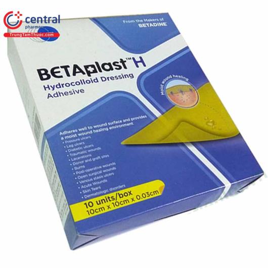 Miếng dán vô trùng BETAplast H trị bỏng da, loét da hiệu quả
