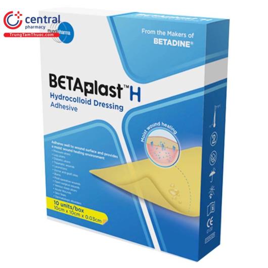 Miếng dán vô trùng BETAplast H trị bỏng da, loét da hiệu quả