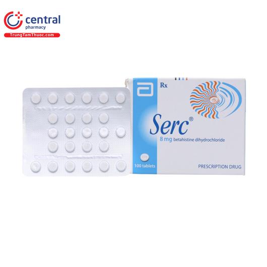 Thuốc Betaserc 8mg: Điều trị các triệu chứng chóng mặt tiền đình